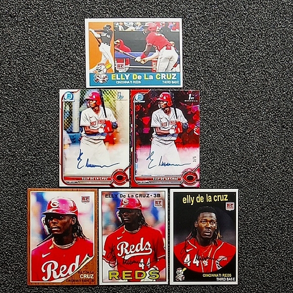 Toys | Elly De La Cruz Autograph Rookie Baseball Card Collection ...